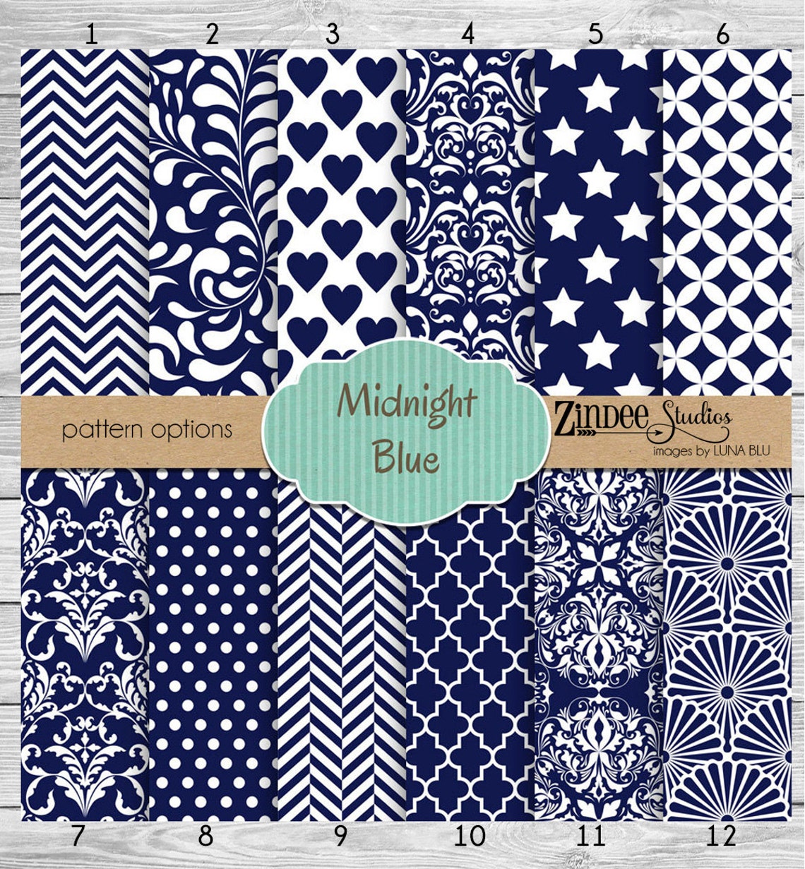 Midnight Blue Pattern Vinyl HEAT TRANSFER or ADHESIVE, Htv or Permanent ...