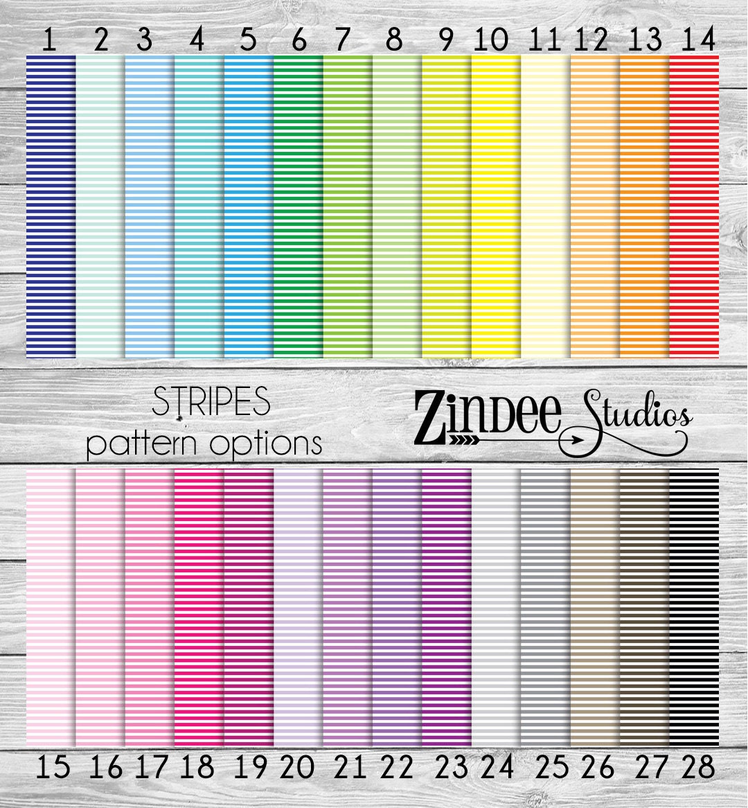Stripes Pattern Vinyl HEAT TRANSFER or ADHESIVE, Printed Vinyl Printed ...