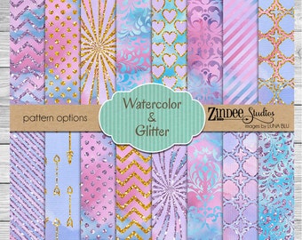 Pastel Chevron Glitter Printed Vinyl Adhesive Vinyl Heat - Etsy