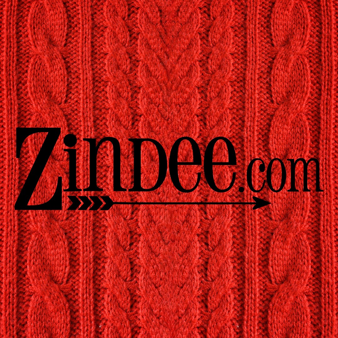 Red Cable Knit Sweater Printed Vinyl Pattern Vinyl HEAT TRANSFER or ...
