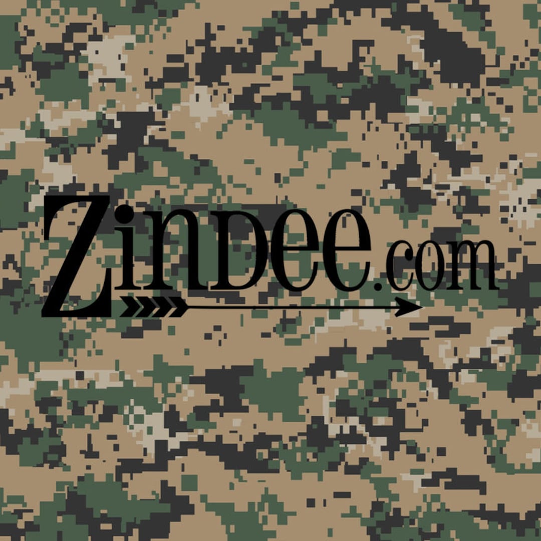 Digital Camo Woodland Camo Printed Vinyl HEAT TRANSFER or ADHESIVE, Htv ...