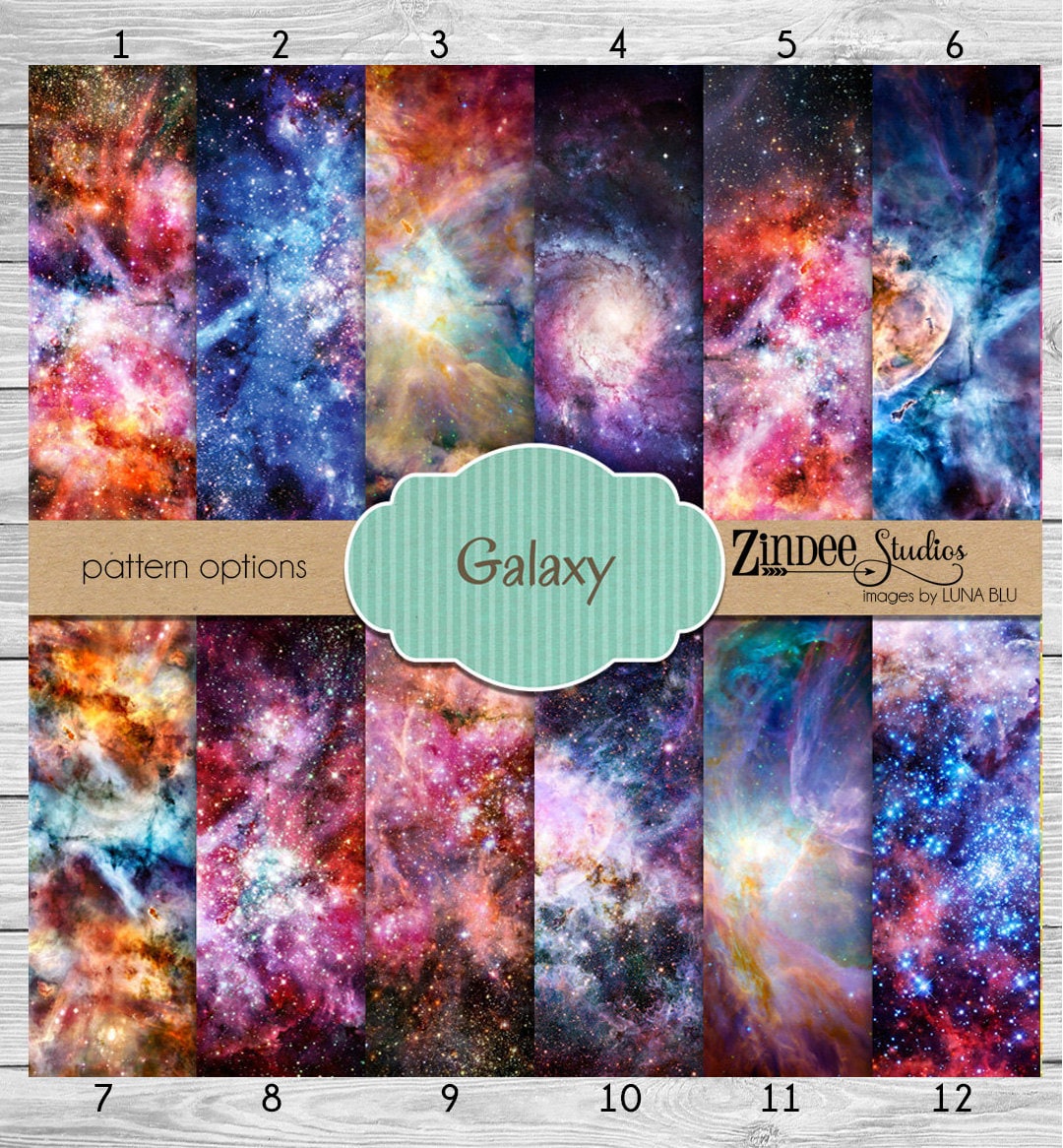 Galaxy Pattern Vinyl HEAT TRANSFER or ADHESIVE, Htv or Permanent ...