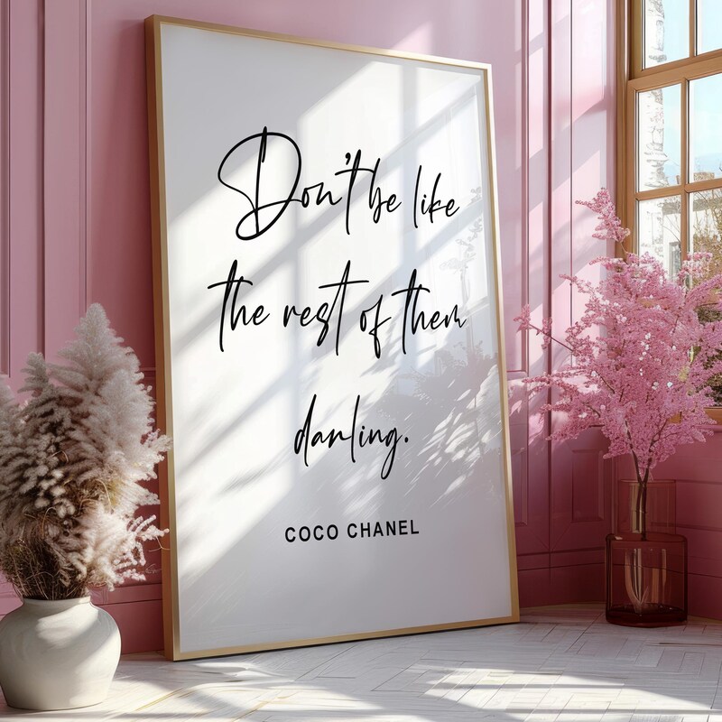 Chanel Wall Art - Etsy UK