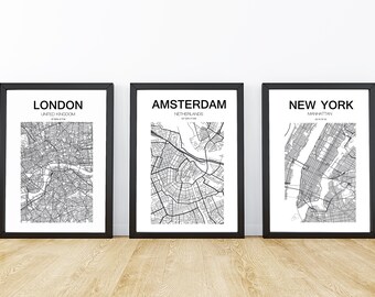 Location Map Poster - Etsy