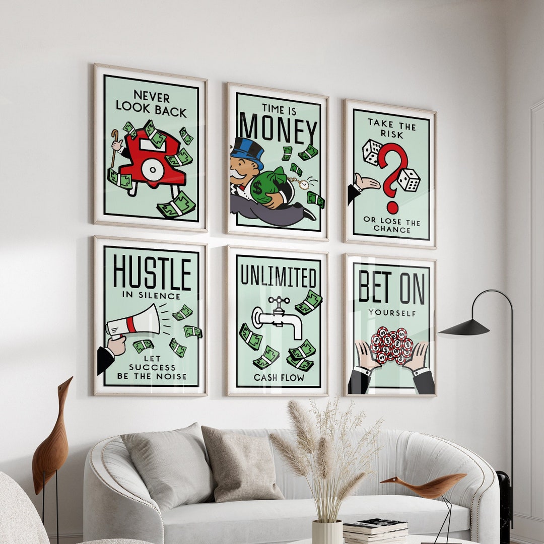 Board Game Motivational Inspirational Quote Wall Art Print Picture ...