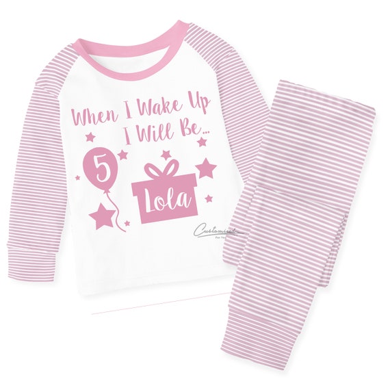 Personalised When I Wake up Pyjamas Birthday Pyjamas | Etsy UK