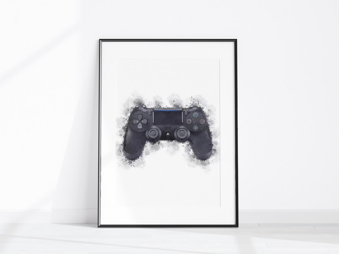 Game Controller Print, Gaming Poster, Gaming Prints, Gamer Gifts ...