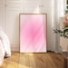 Pink Fade Aura Print Wall Art, Home Decor, Pink Print, Trendy Art ...