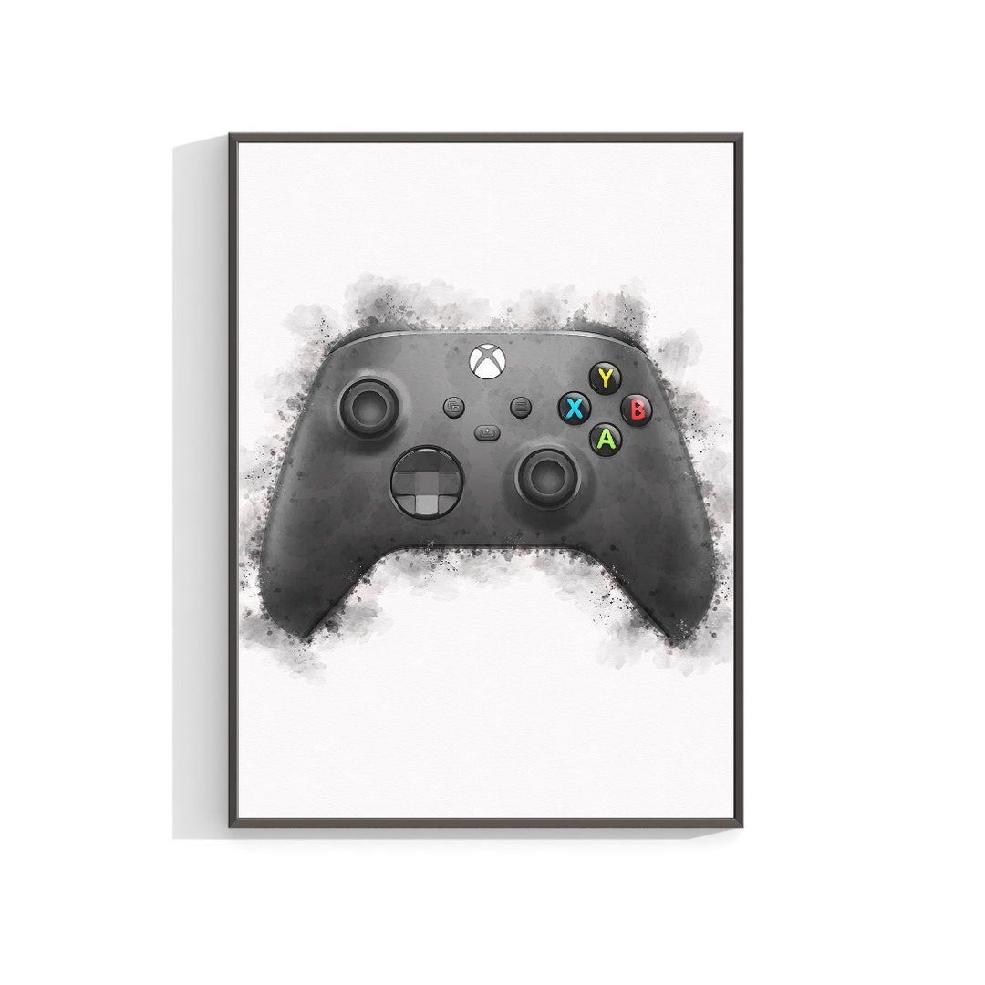 Game Controller Print, Gaming Poster, Gaming Prints, Gamer Gifts ...