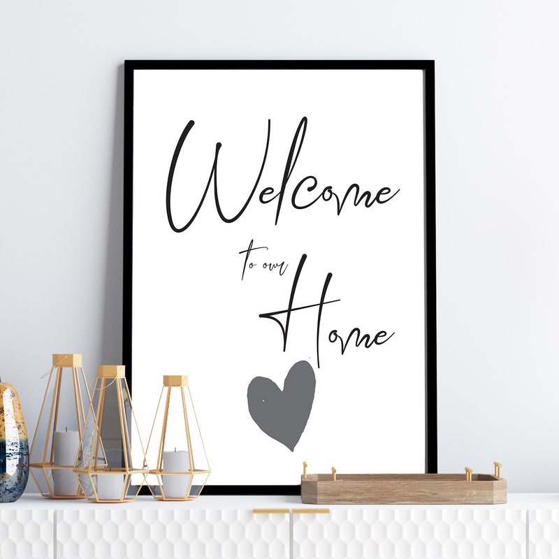 Welcome Home Print - Etsy