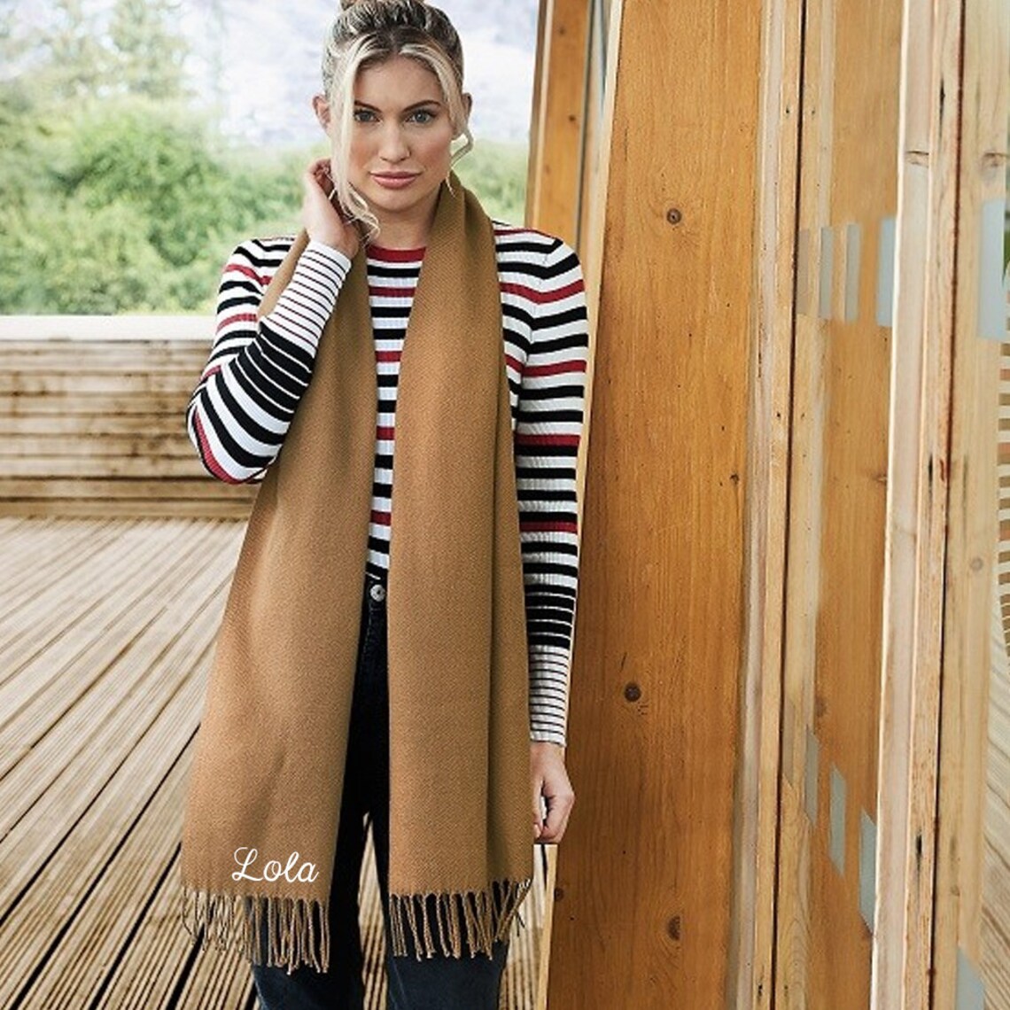 Personalised Fancy Scarf Monogrammed Scarf Initials Scarf - Etsy UK