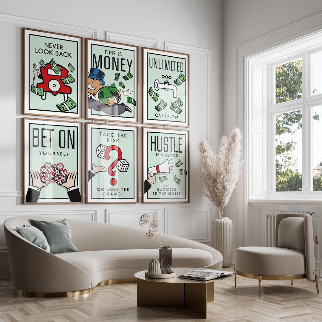 Monopoly Motivational Inspirational Quote Digital Download Wall Art ...