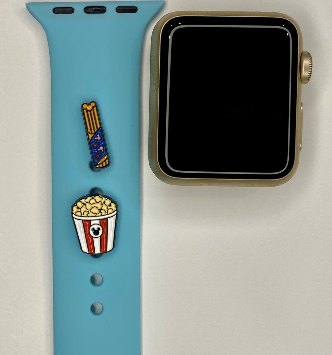 Mickey Churro Popcorn Apple Watch Band Charm Apple Watch Band Magic ...