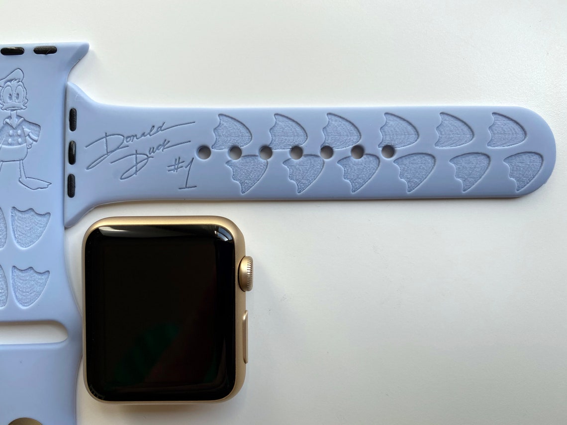 Disney Donald Duck Engraved Apple Watch Band 24 Colors - Etsy