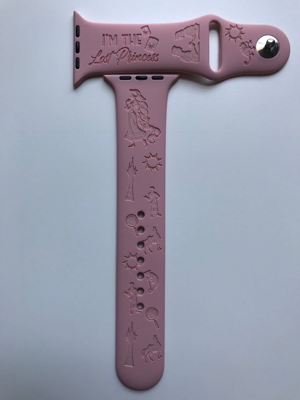 Tangled 'rapunzel' Monogram Engraved Apple Watch Band - Etsy