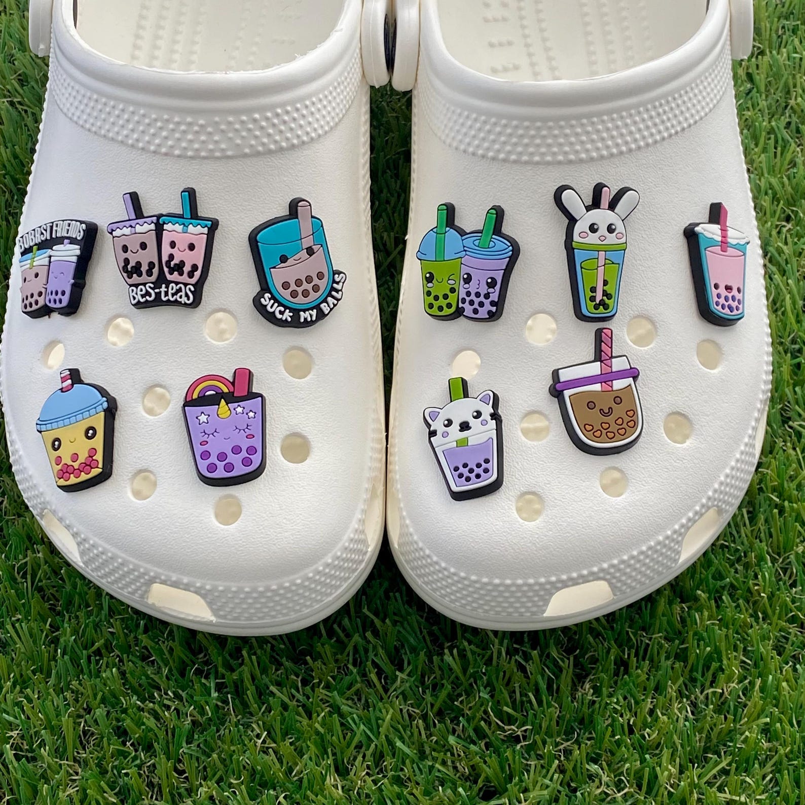 Boba Tea Shoe Charms - Etsy
