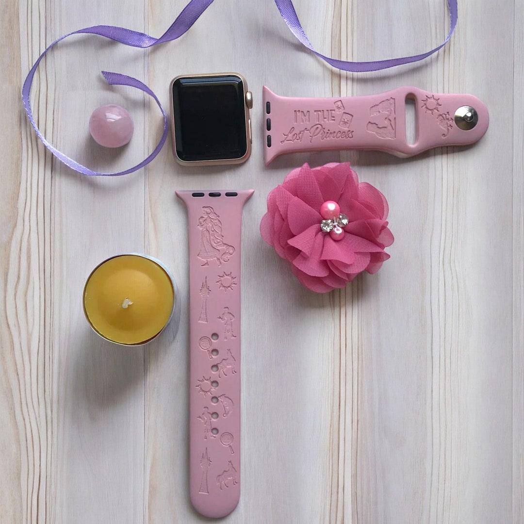 Tangled 'rapunzel' Monogram Engraved Apple Watch Band, 24 Colors, 38mm ...