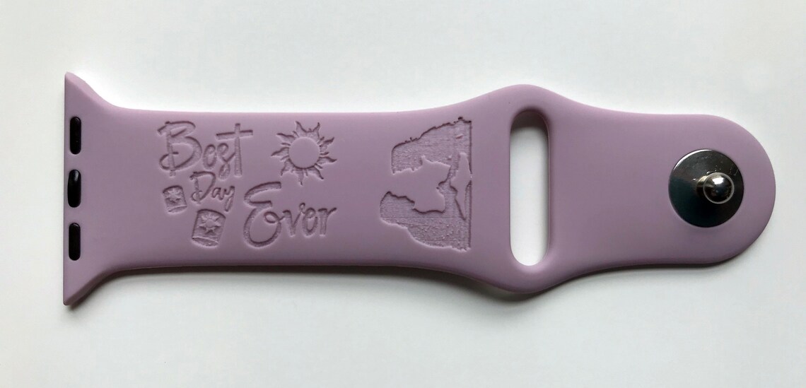 Tangled 'rapunzel' Monogram Engraved Apple Watch Band - Etsy