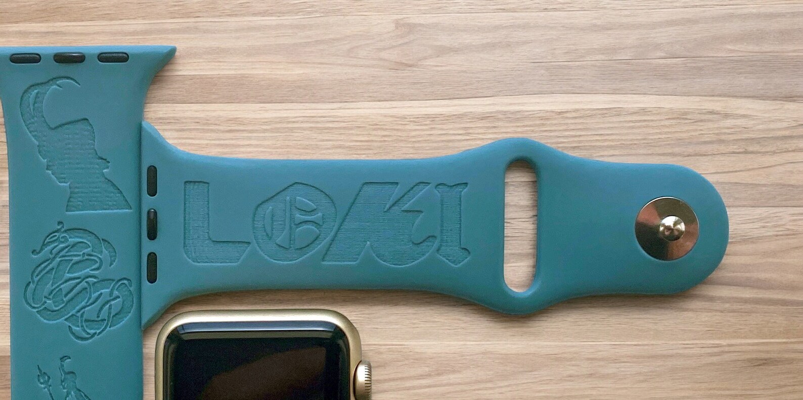 Loki Engraved Watch Band, 24 Colors, 38mm 40mm 41mm 42mm 44mm 45mm 46mm ...