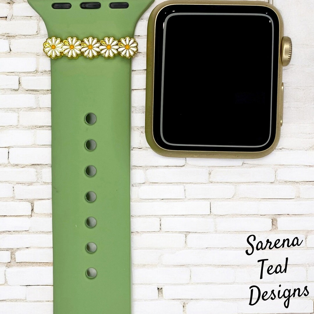 Daisy Flowers Watch Band Slider Charm, Magic Band, Fitness Tracker - Etsy