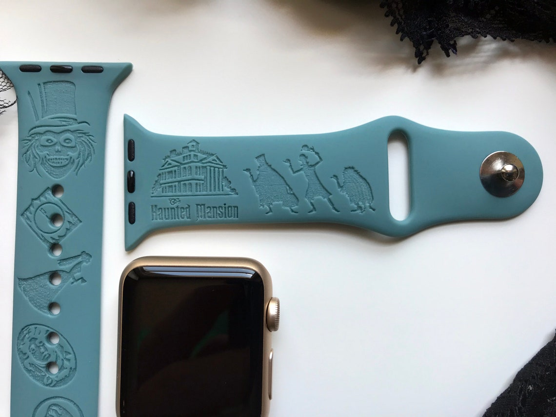 The Haunted Mansion Engraved Apple Watch Band 24 Colors - Etsy