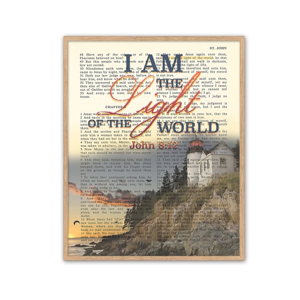 I Am Light of World - Etsy