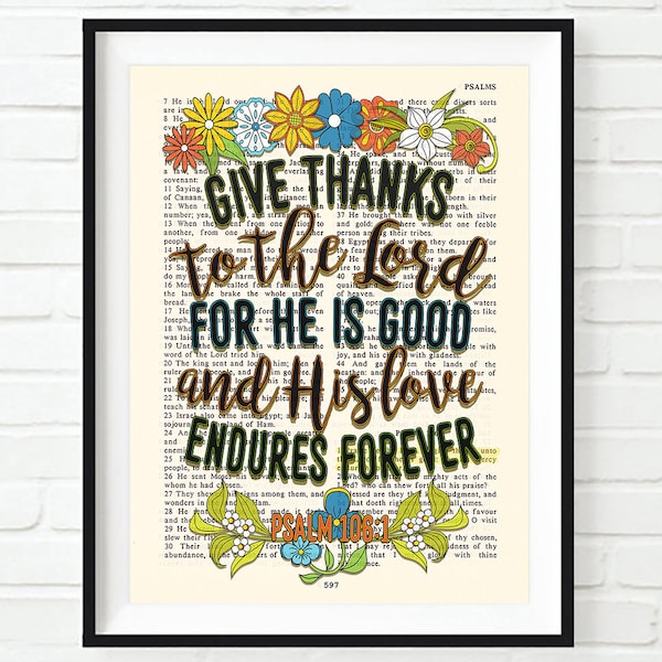 His Love Endures - Etsy