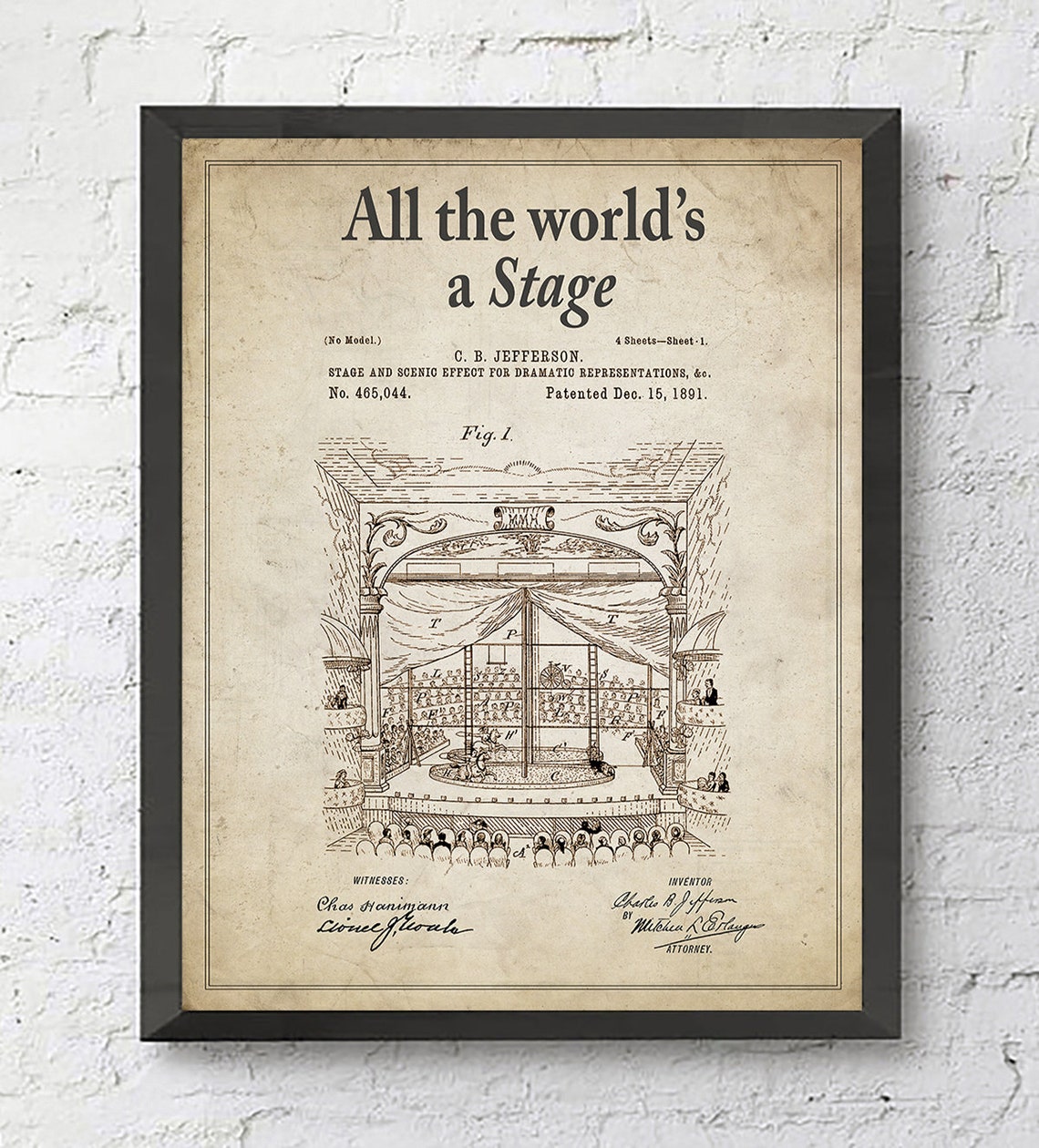 Theatre Wall Art Prints With Slogans Set of 4 UNFRAMED - Etsy