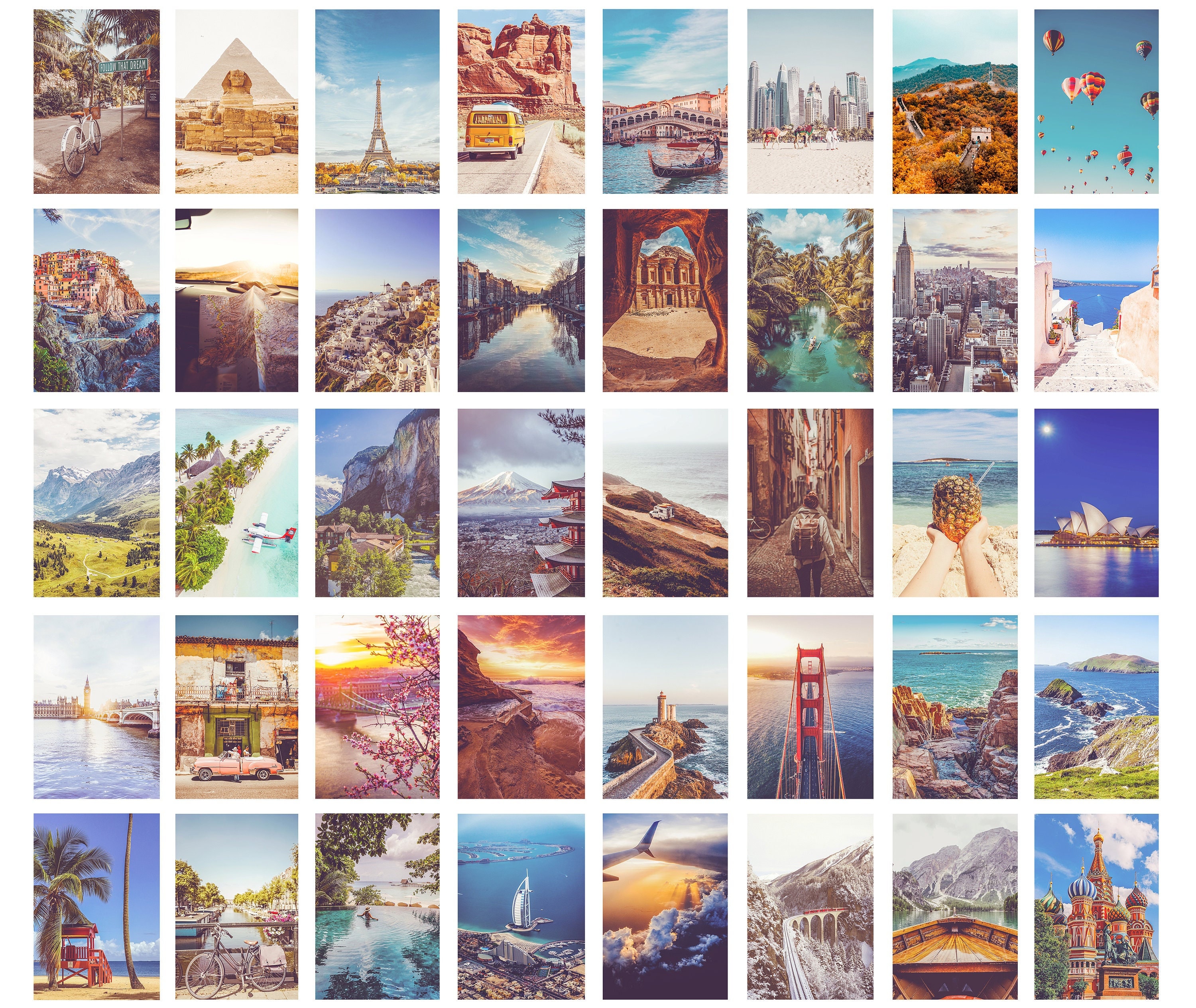 Vintage Travel Collage