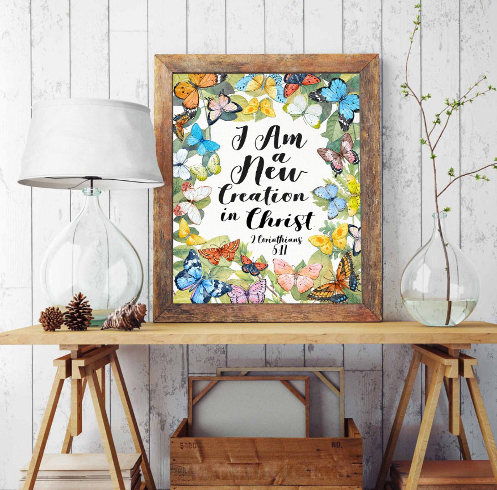 I Am a New Creation in Christ 2 Corinthians 5:17 ART PRINT or CANVAS ...