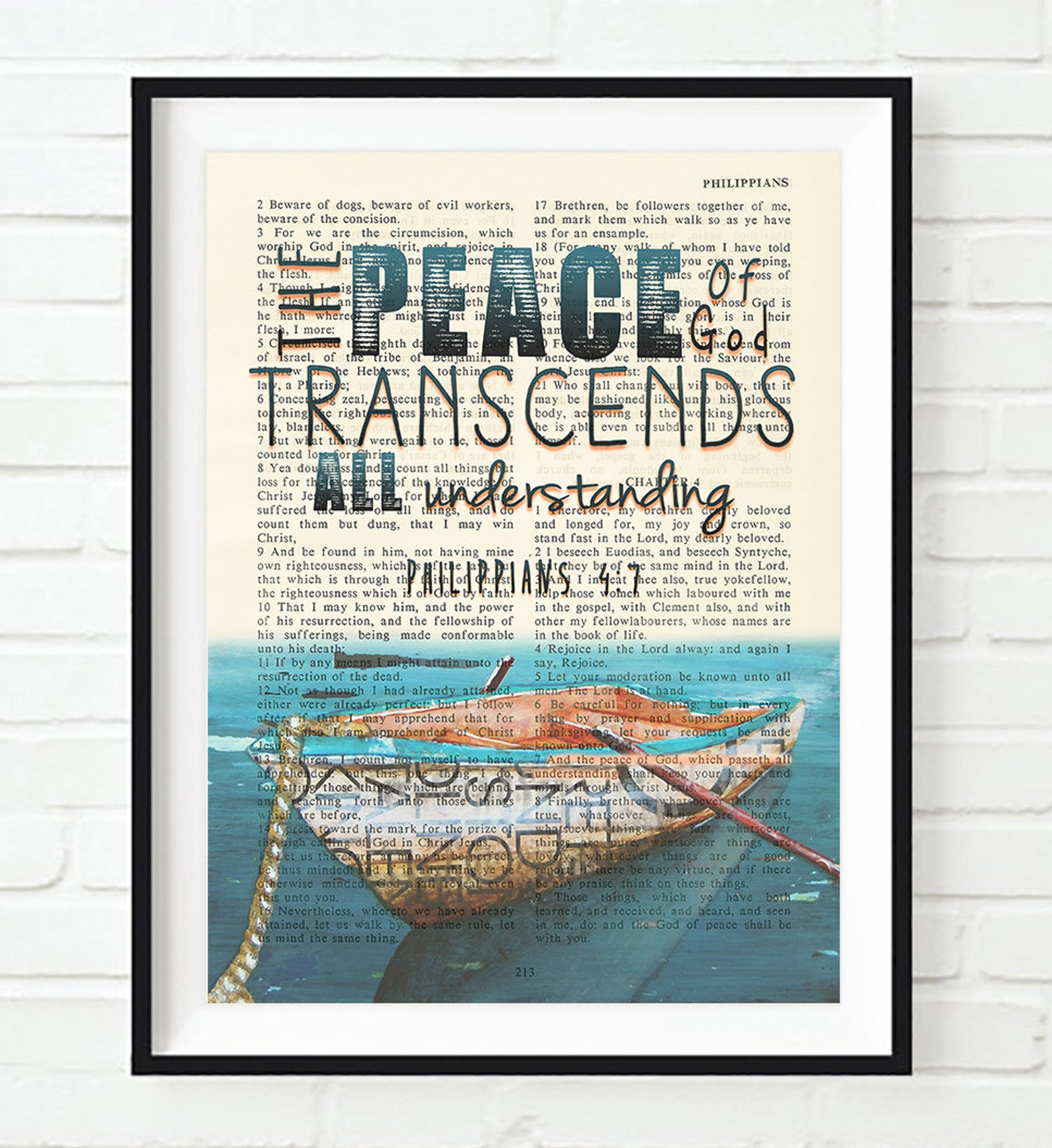 Nautical Bible Verse Art Prints Set of 6 UNFRAMED Christian - Etsy