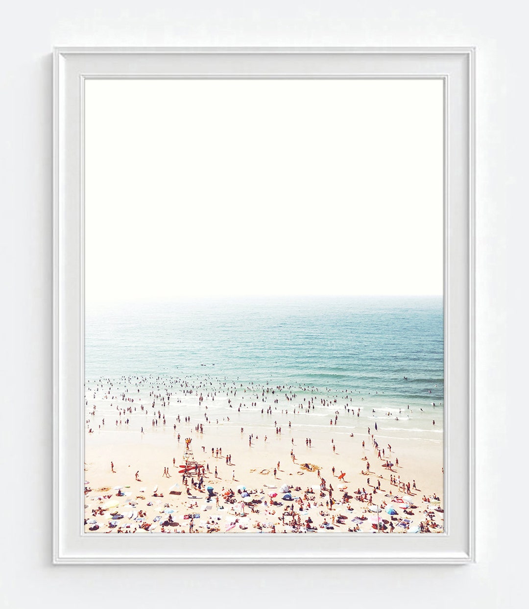 Aerial Beach From Above Photography PRINT or CANVAS, Coastal Beach ...
