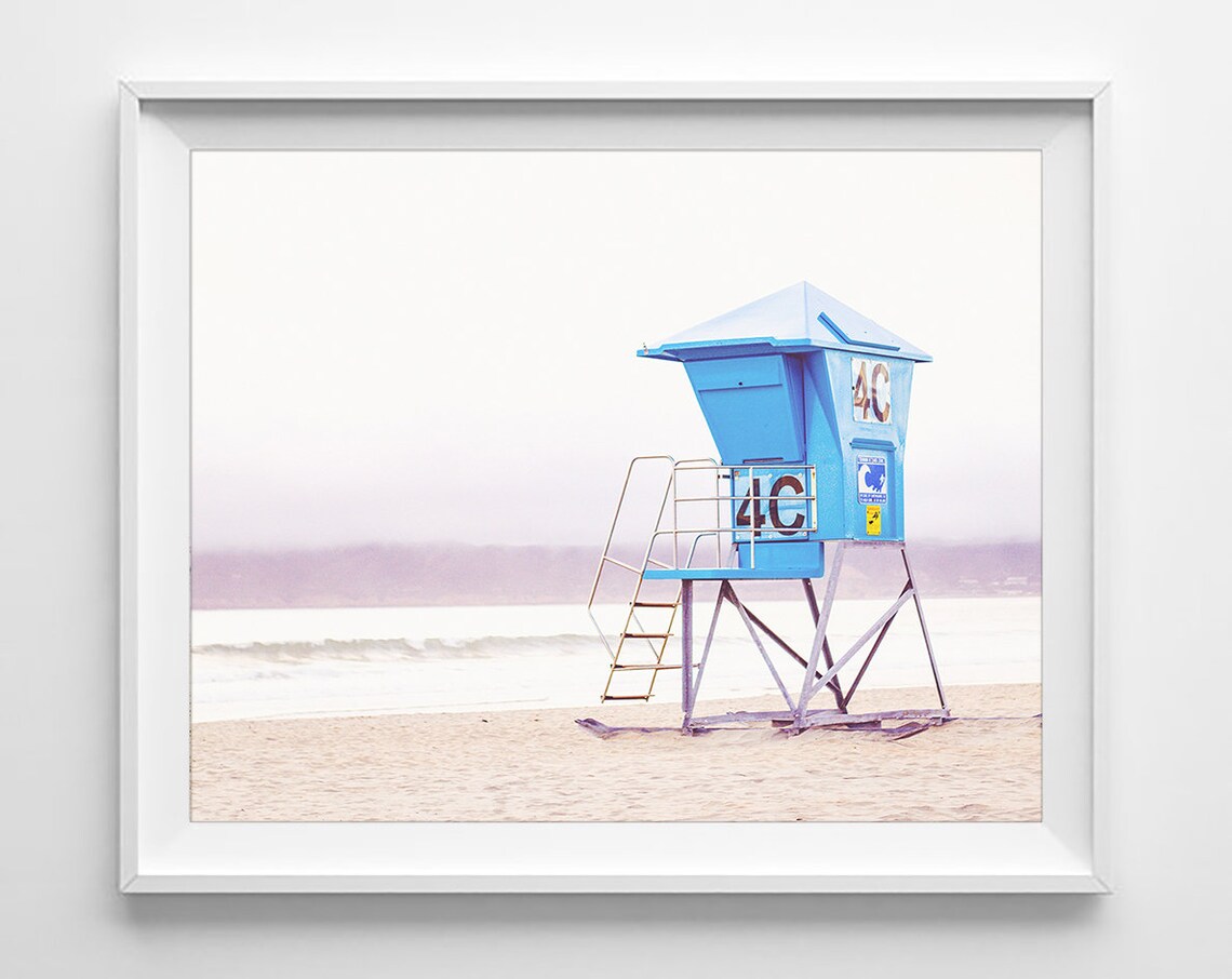 Lifeguard Stations Stands Shacks Photography Prints Set of 4 | Etsy