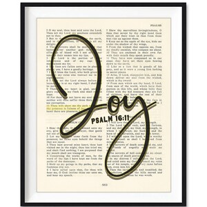 One Word Bible Verse Art Prints,set of 4,UNFRAMED, Christian Gift, 1 ...