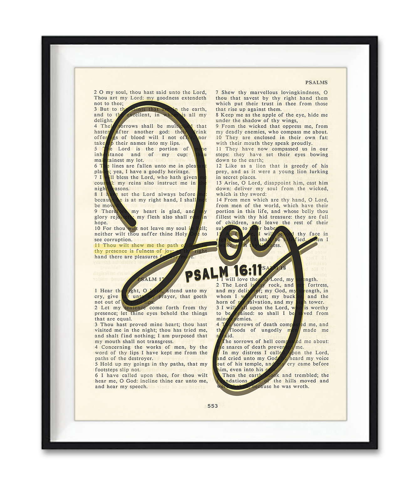 One Word Bible Verse Art Printsset of 4UNFRAMED Christian | Etsy