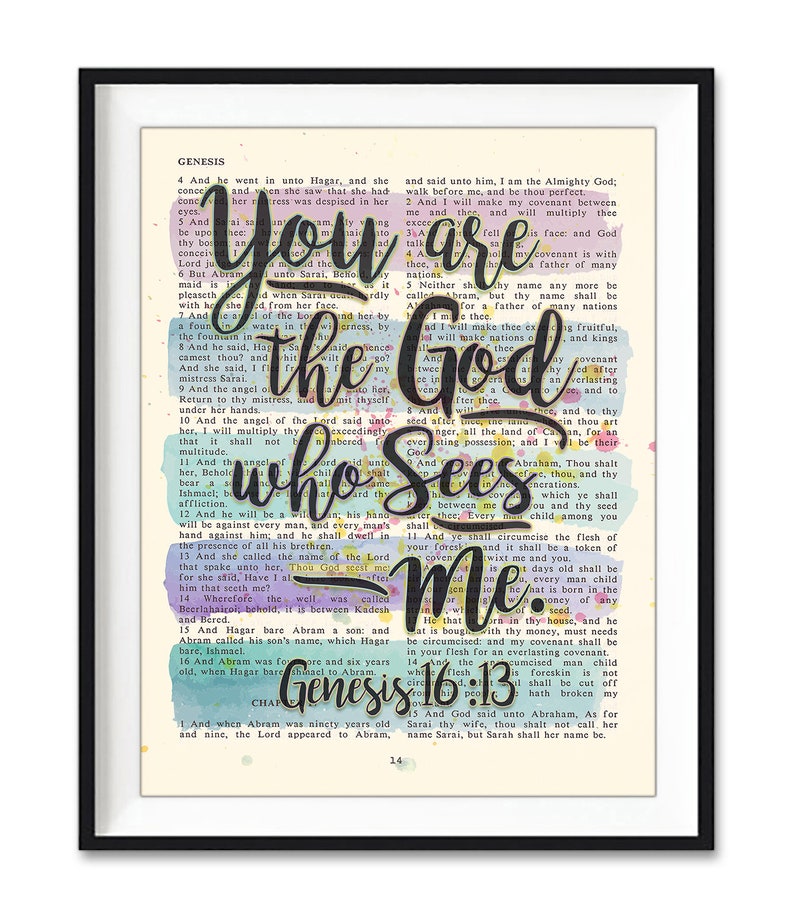 Genesis Bible Verse Art Prints Set of 4 UNFRAMED Christian - Etsy