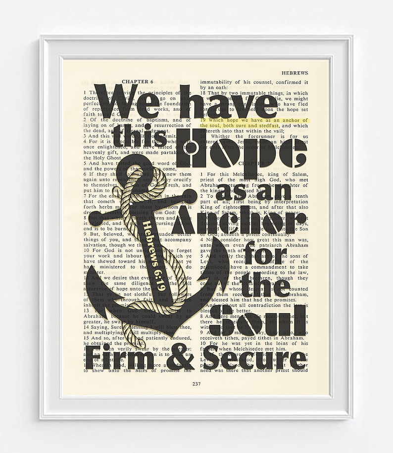 Nautical Bible Verse Favorite Art Prints, Set of 4, UNFRAMED, Vintage ...