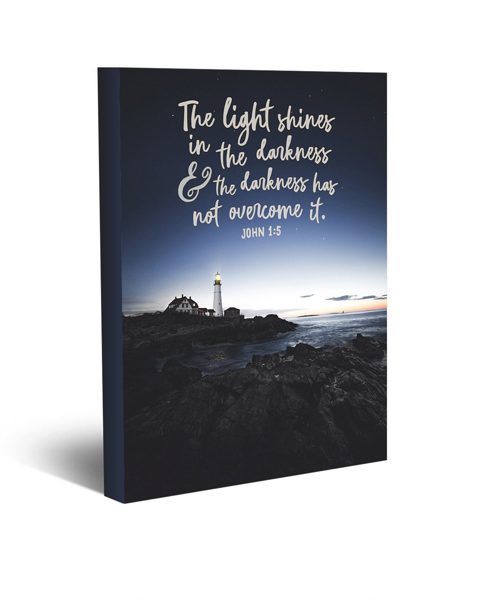 The Light Shines in the Darkness John 1:5 Bible Verse Photography PRINT ...