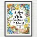 I Am a New Creation in Christ - 2 Corinthians 5:17 ART PRINT or CANVAS ...