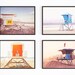Lifeguard Stations Stands Shacks Photography Prints Set of 4 - Etsy