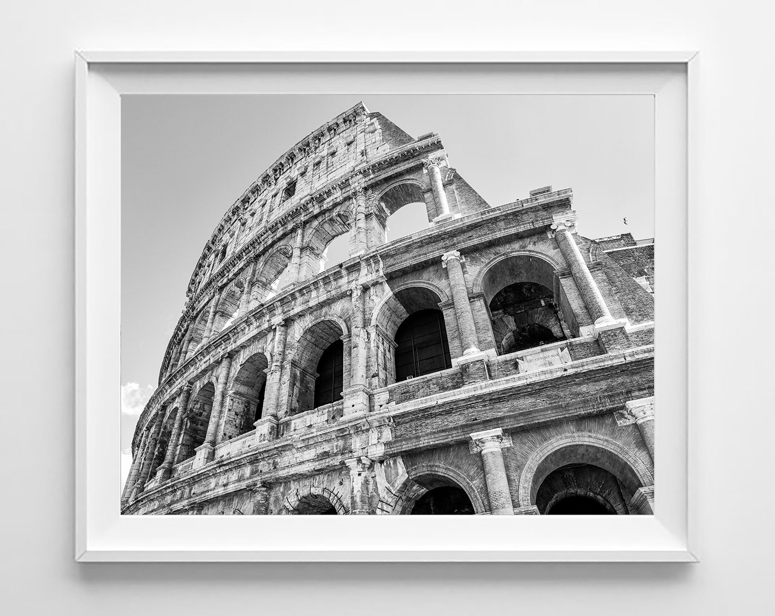 Black and White Rome Italy Photography Prints, Set of 4, UNFRAMED ...