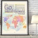 Vintage Bible Page Verse Scripture Go Into All the World Mark 16:15 ART ...