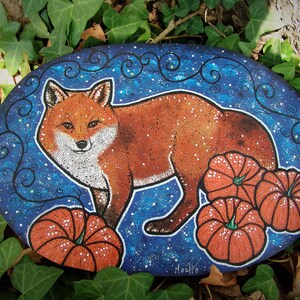 Fox Spirit Guide_hand Drawn Animal Illustration_wall - Etsy