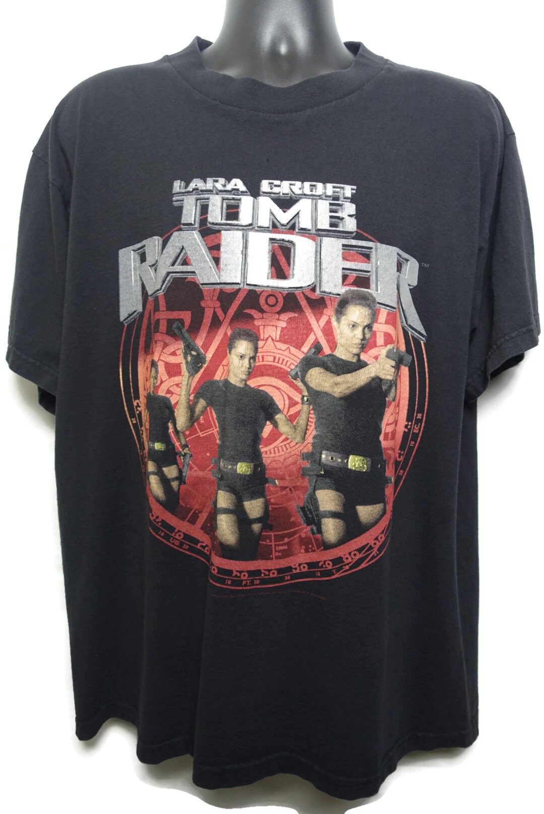 2001 Lara Croft Tomb Raider Vintage T Shirt - Angelina Jolie 2001 Lara Croft Tomb Raider Vintage T Shirt - Angelina Jolie