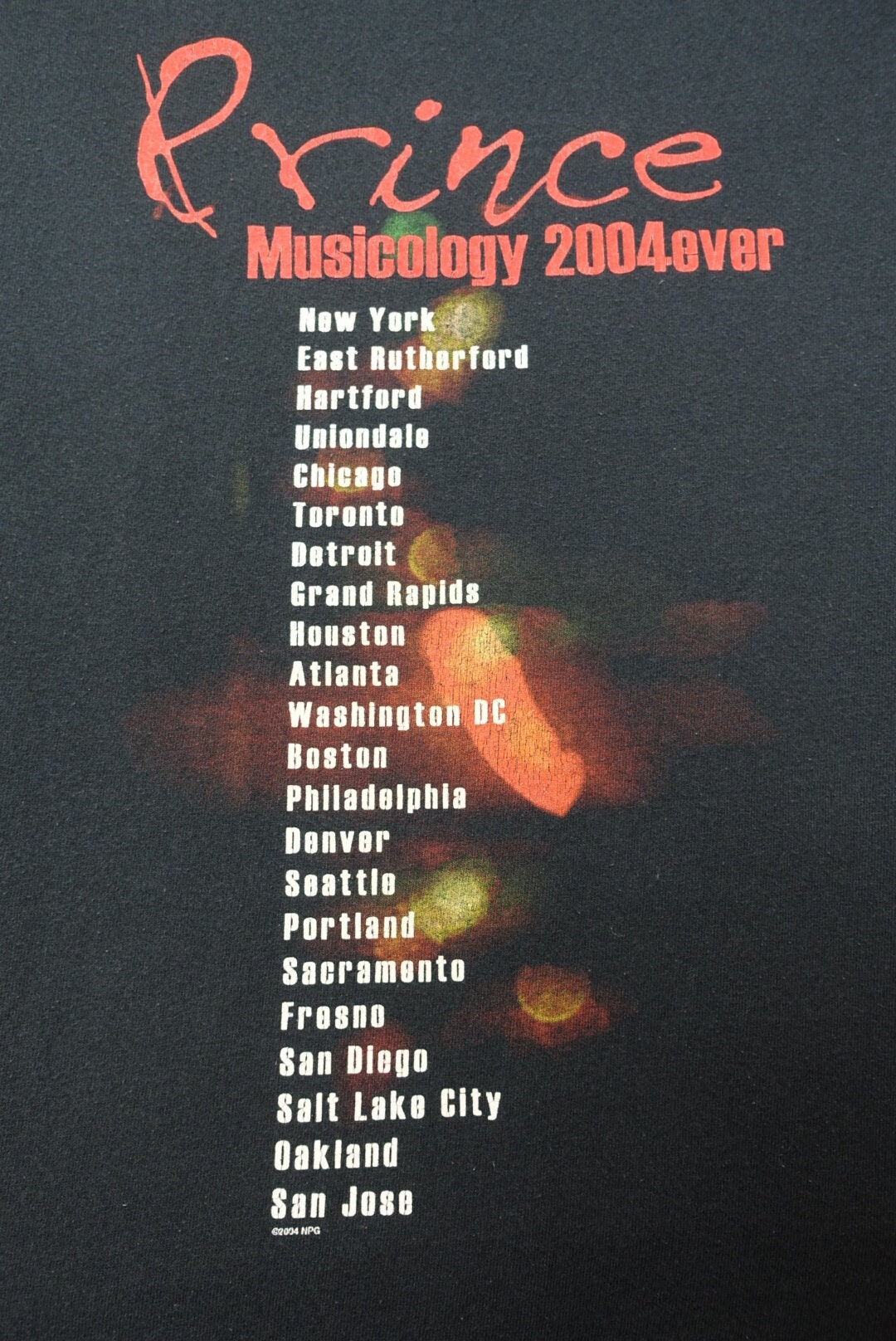 Prince Musicology Tour Poster