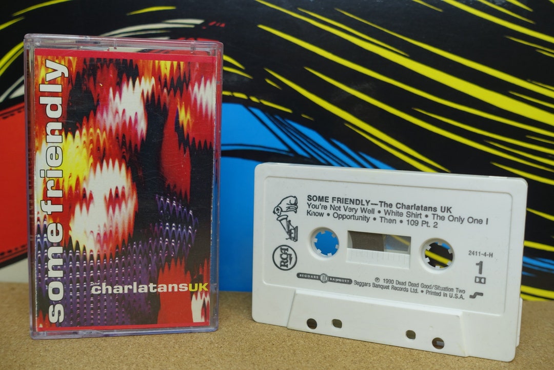 The Charlatans UK Cassette Tape, Some Friendly, 90s Music, 1990 RCA ...