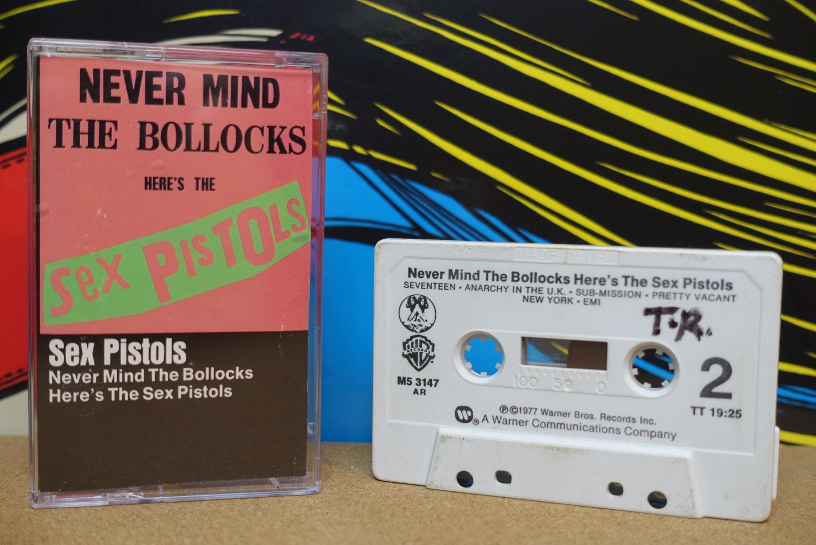 Sex Pistols Never Mind The Bollocks Cassette Tape 1977 Warner Bros