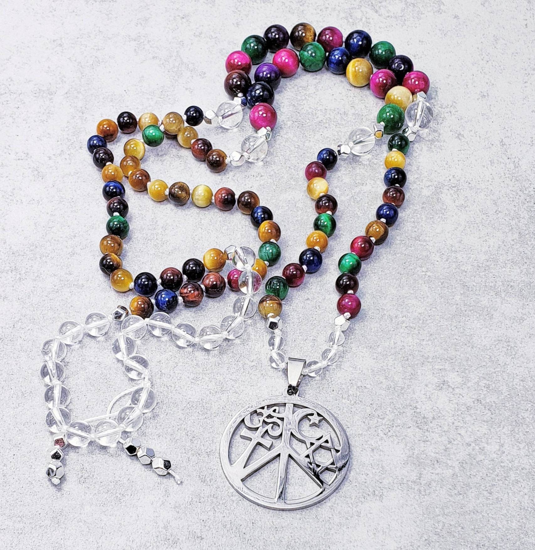 COEXISTENCE COURAGE AWARENESS Mala 108 Bead Mala Hand | Etsy