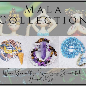 COEXISTENCE + COURAGE + AWARENESS Mala| 108 Bead Mala| Handknotted Mala ...