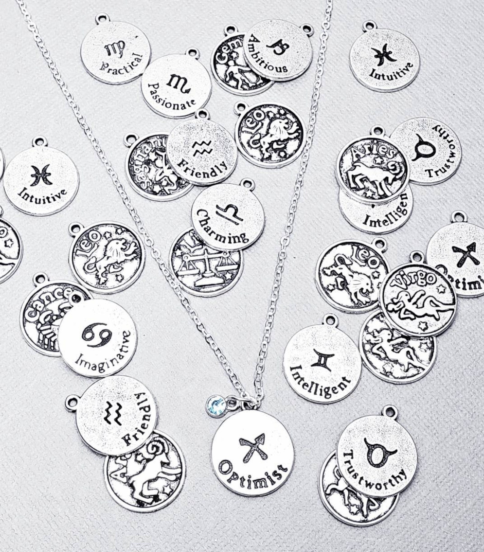 Personalized Necklaces Zodiac Personalized Necklaces - Etsy